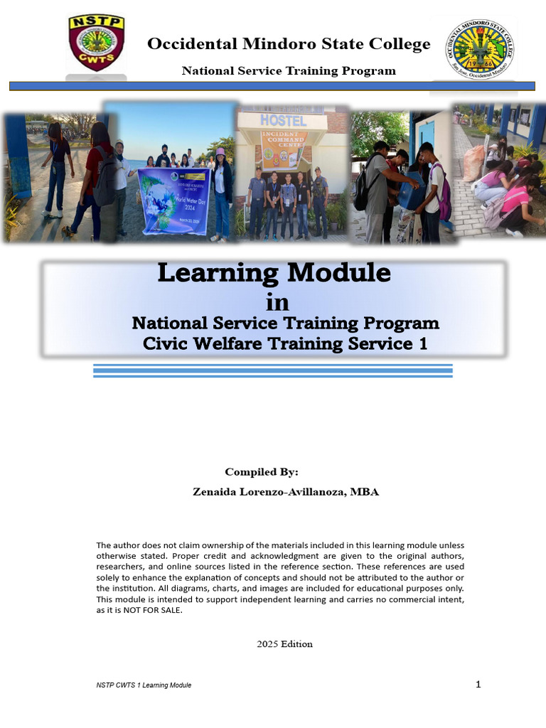 NST Cwts Revised Module 1 2025 | PDF | Leadership | Gender