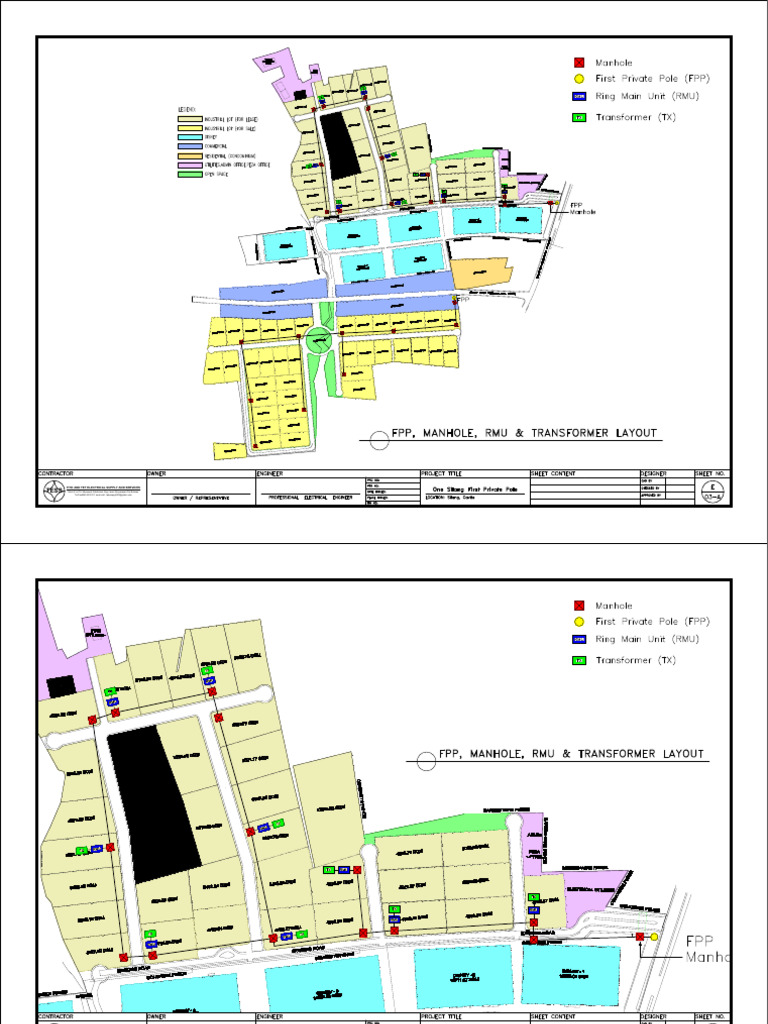 FPP, Manhole, Rmu & Transformer Layout 05.16.2025 | PDF