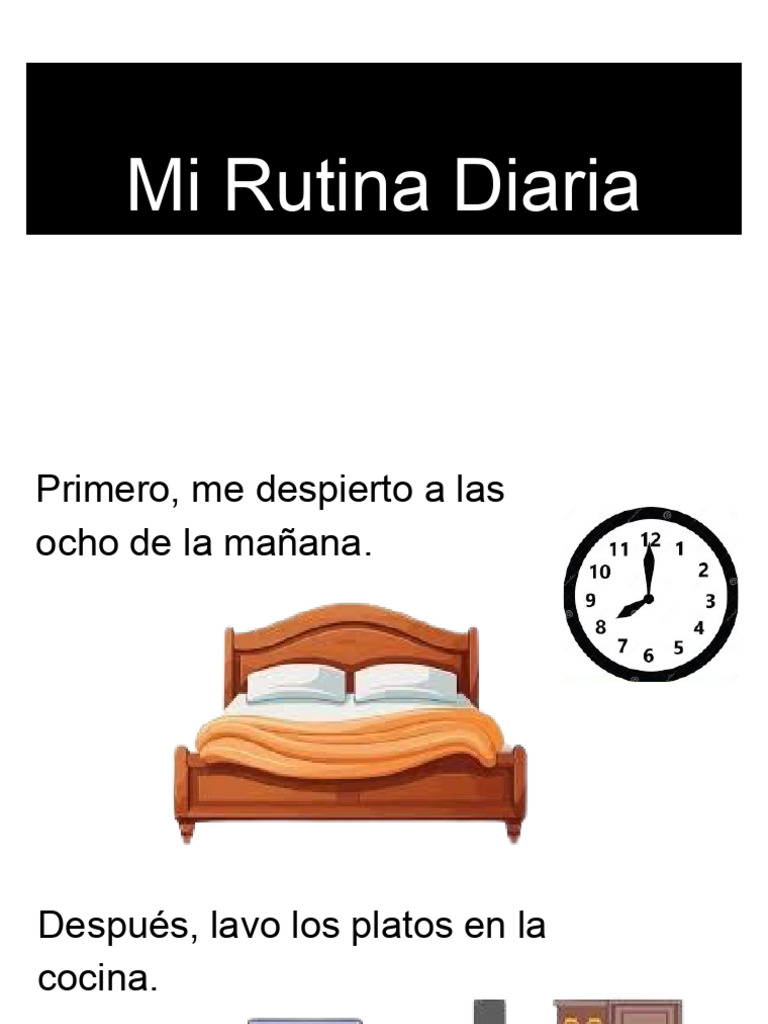 Mi Rutina Diaria | PDF