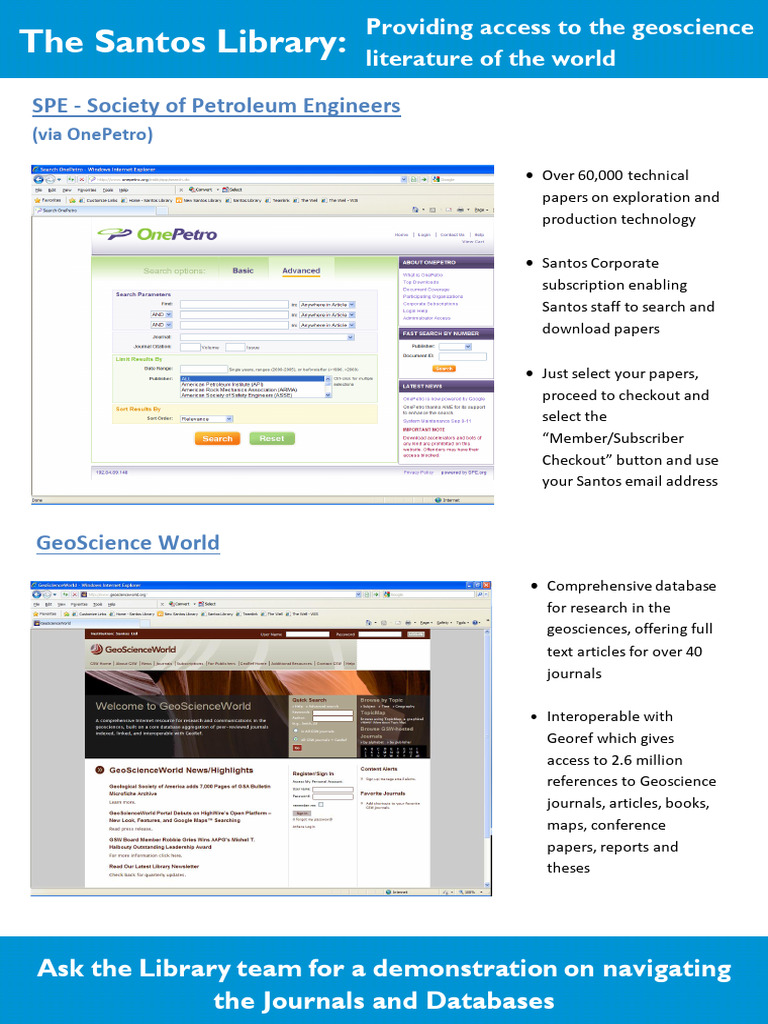 One Petro Geoscience Access | PDF