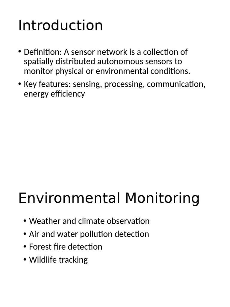 Advanced Wireless Sensor Network Pdf