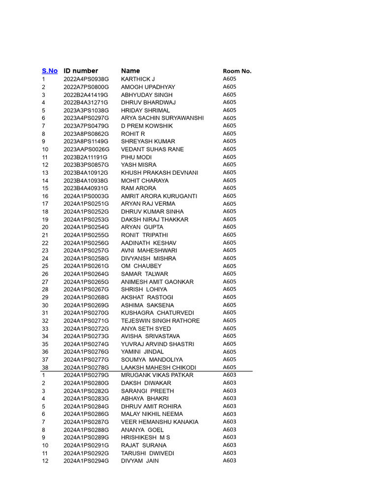 Seating Arrangement | PDF