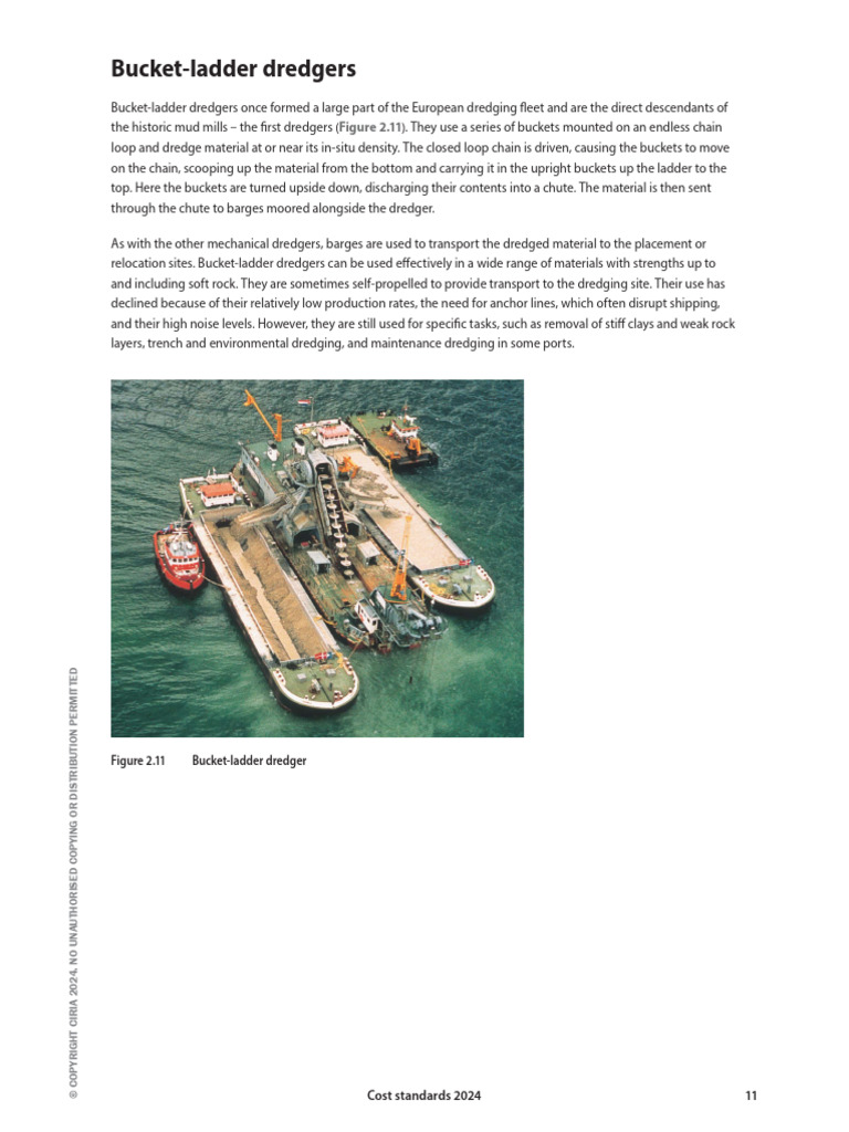 Overview of Bucket-Ladder Dredgers | PDF | Dredging | Coast