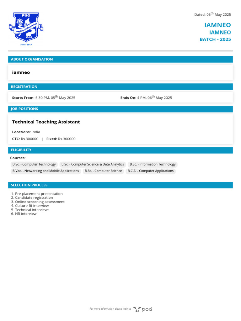 Iamneo 1 | PDF