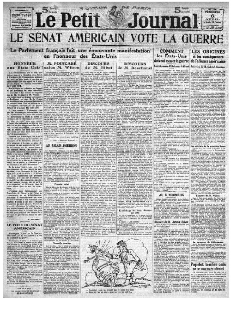 Activité 3 - Exemple D'une Une de Presse - Le Petit Journal | PDF
