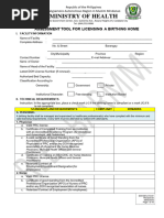 DOH Assessment Tool for ASC Licensing | PDF | Patient | Medical Record
