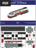 Papercraft Lokomotif CC 201 92 10 | PDF