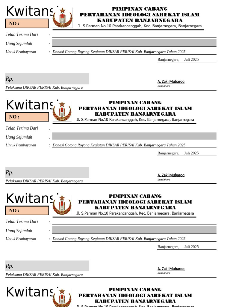 KWITANSI | PDF