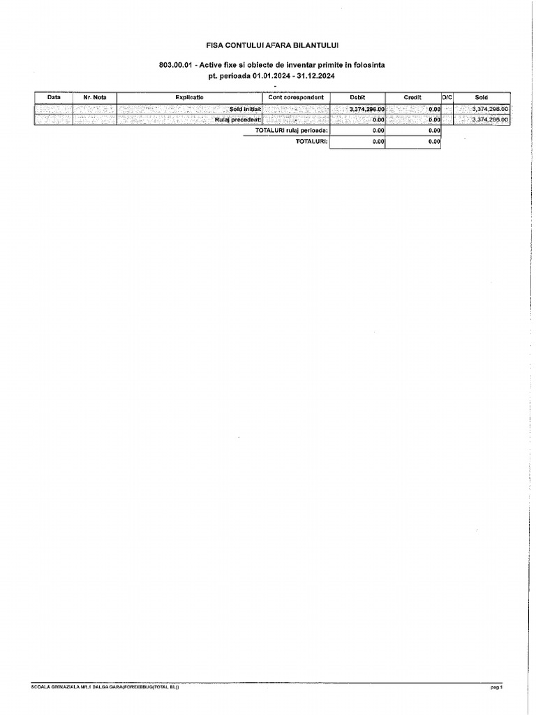 Fise Cont Clasa 800-2023-2024 | PDF