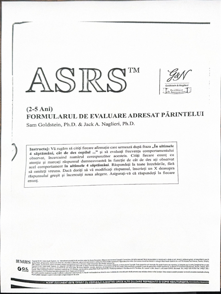 ASRS | PDF