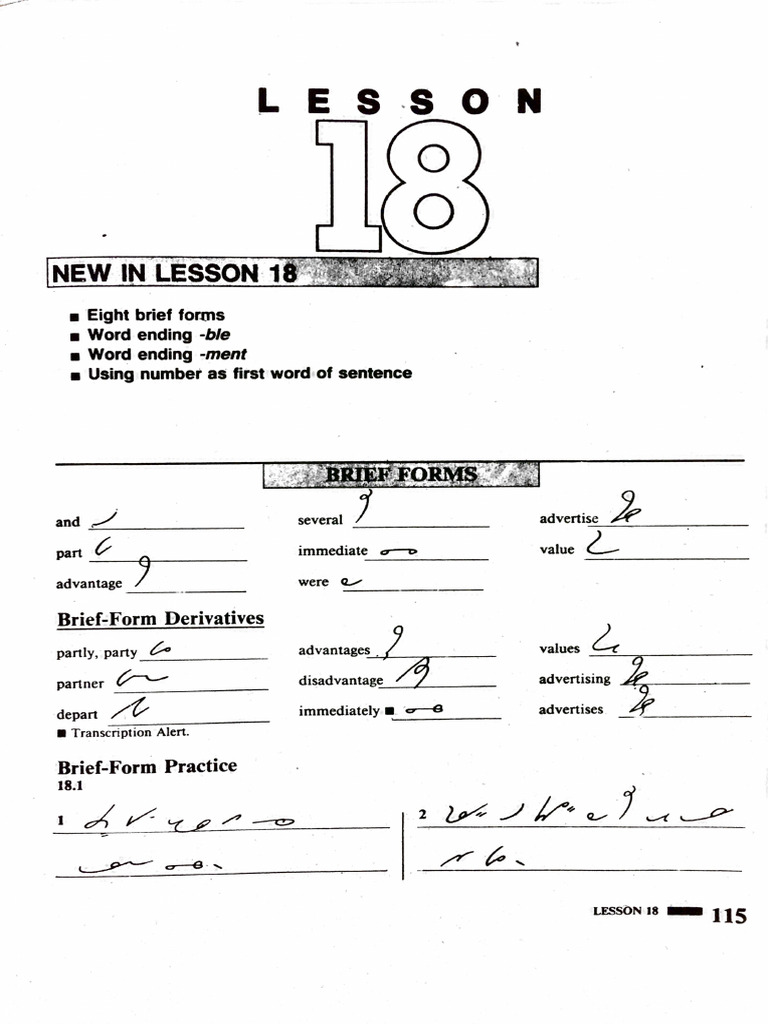 Lesson 18 | PDF