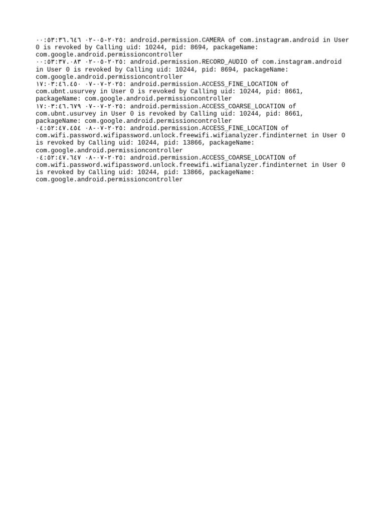 Perm Debug Info | PDF