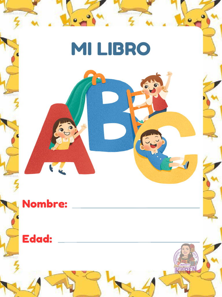 Mi Libro Abc. Aprendiendo Con La Maestra Karen | PDF