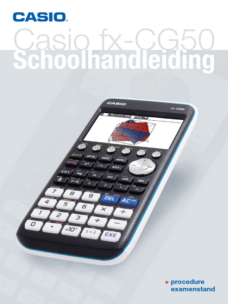 Schoolhandleiding Casio FX CG50 | PDF