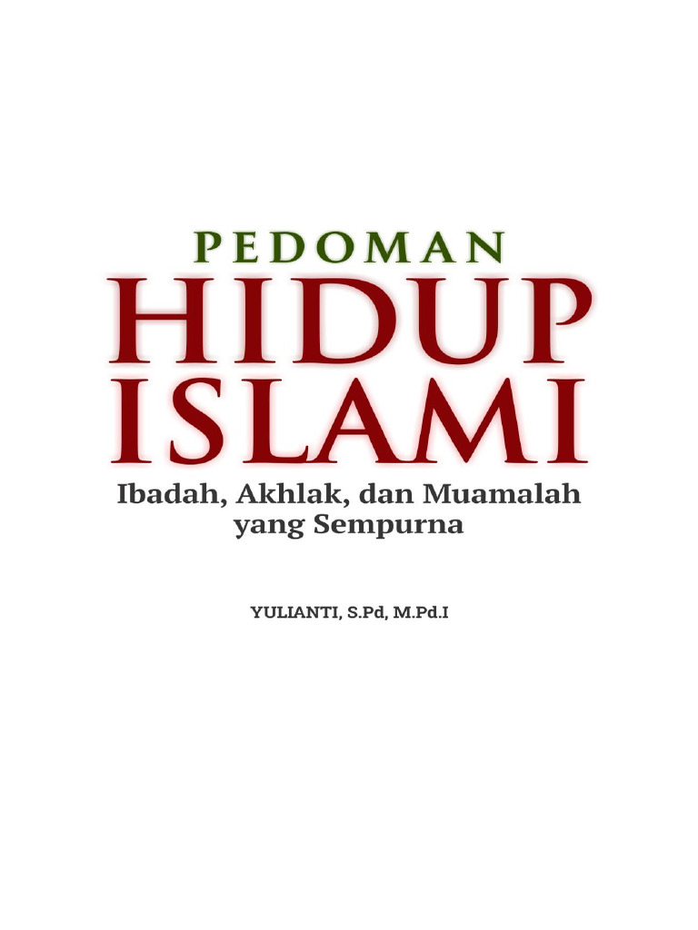 Pedoman Hidup Islami | PDF