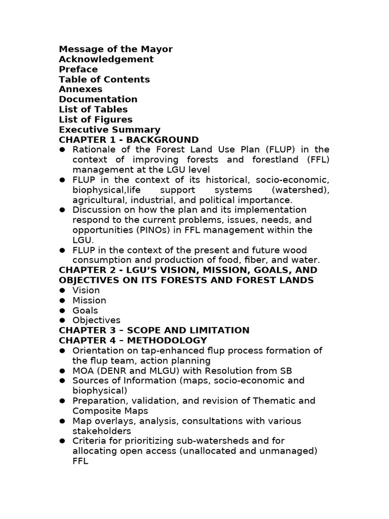 Forest Land Use Plan Overview | PDF | Forests | Economies