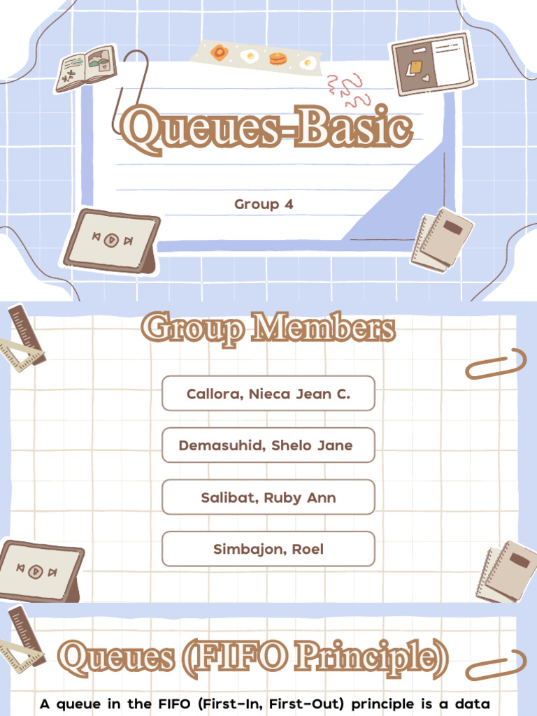 Queues-Basic 20250923 122834 0000 | PDF | Queue (Abstract Data Type) | Pointer (Computer ...