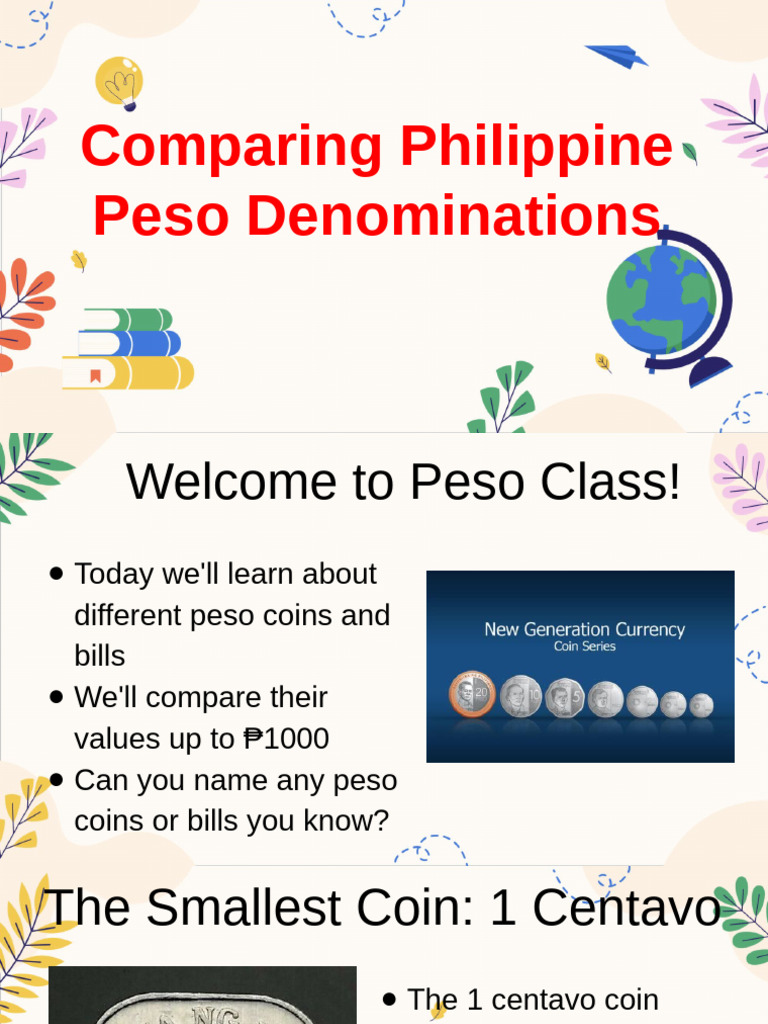 MATHEMATICS2 Q2 2 Compare The Values of Different Denominations of Peso ...
