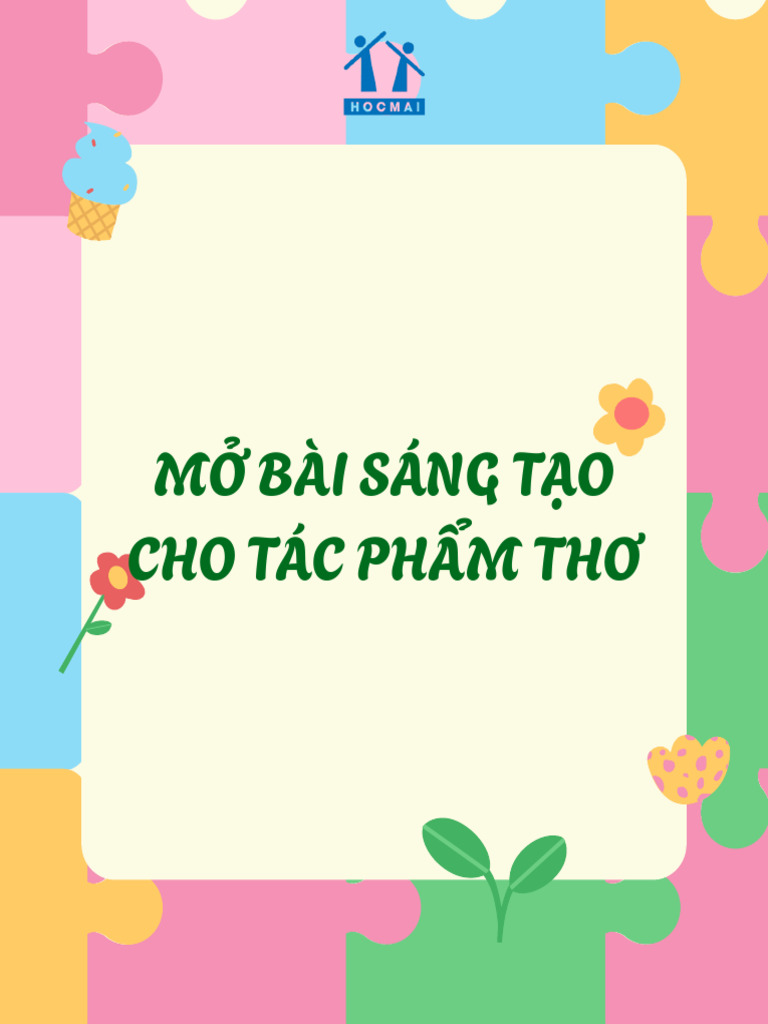 Mo Bai Sang Tao Cho Tac Pham Tho | PDF
