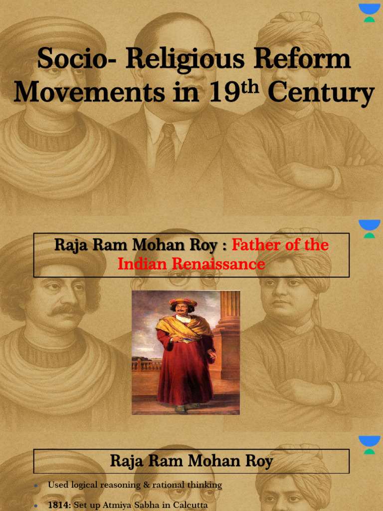 L-04-Socio - Religious Reform Movements I | PDF | Theosophy | Indian ...