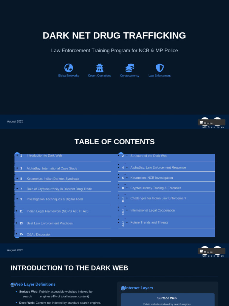 Darknet Drug Trafficking Training Guide | PDF | Cybercrime | Cryptocurrency