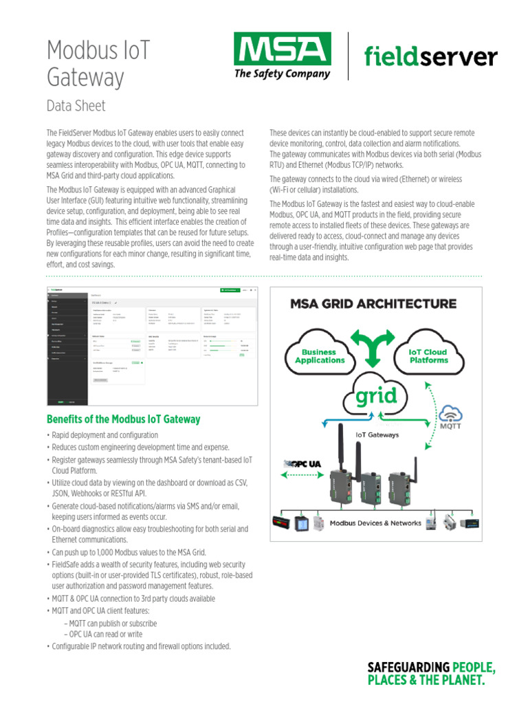 2100-022-MC_Modbus IoT Gateway Datasheet | PDF | Internet Of Things | Wi Fi