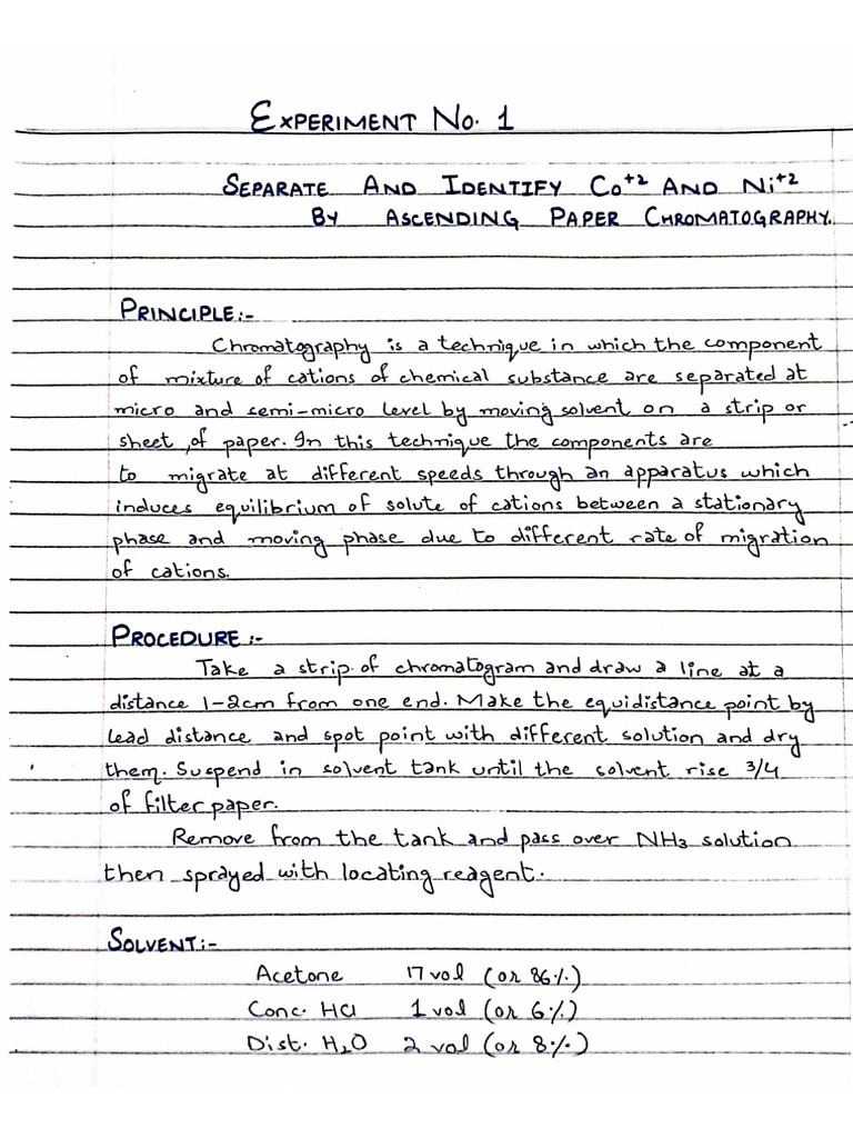 Inorganic Chemistry Lab | PDF