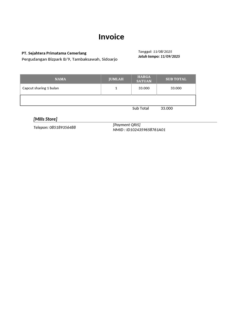 Invoice | PDF