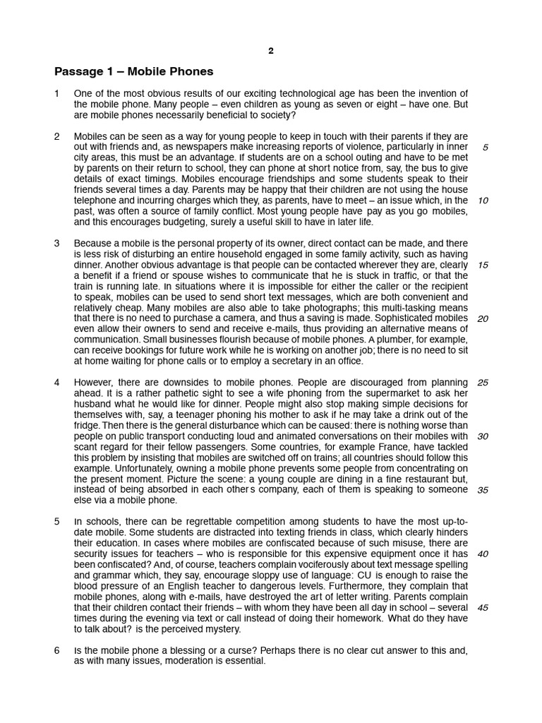 Mobile Phones | PDF | Telephone | Text Messaging