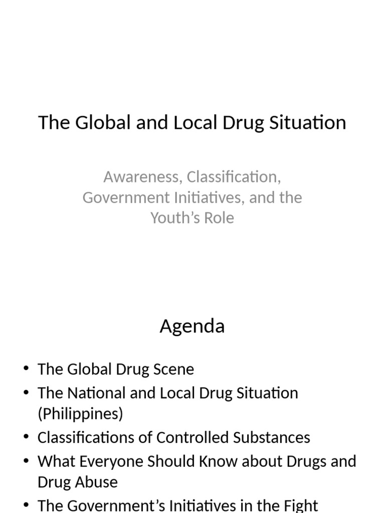 Global and Local Drug Awareness Strategies | PDF | Psychoactive Drugs ...