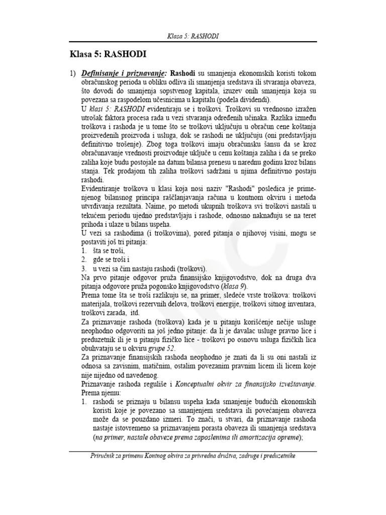 Rashodi | PDF