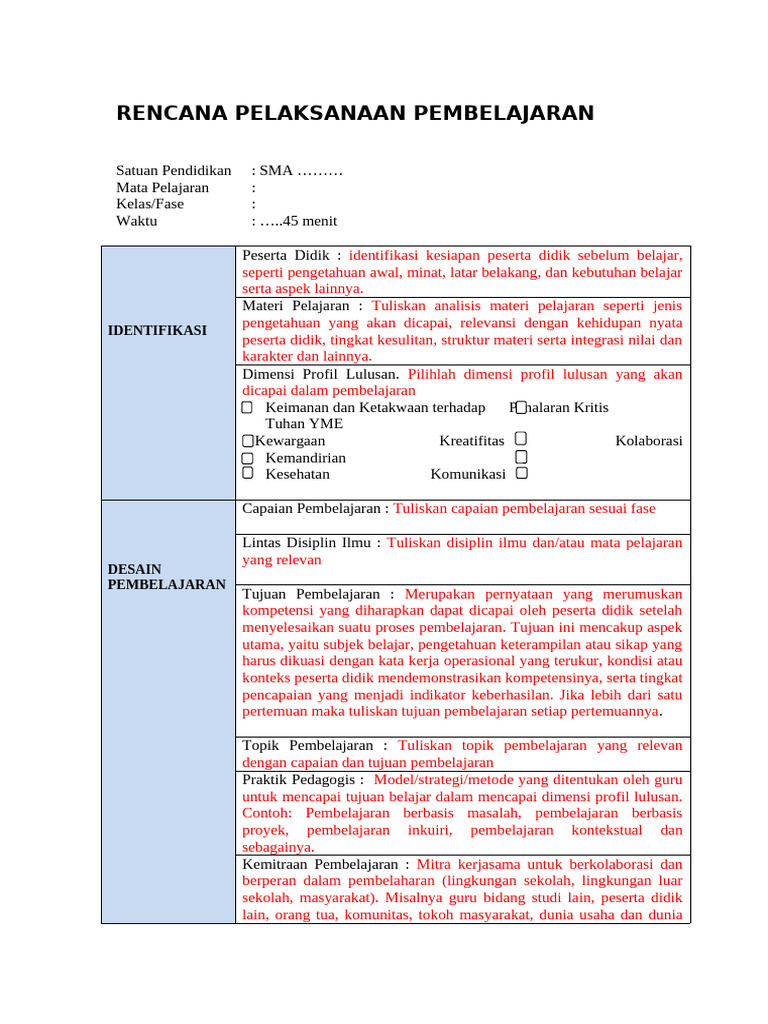 Templete RPP Deep Learning 1 | PDF