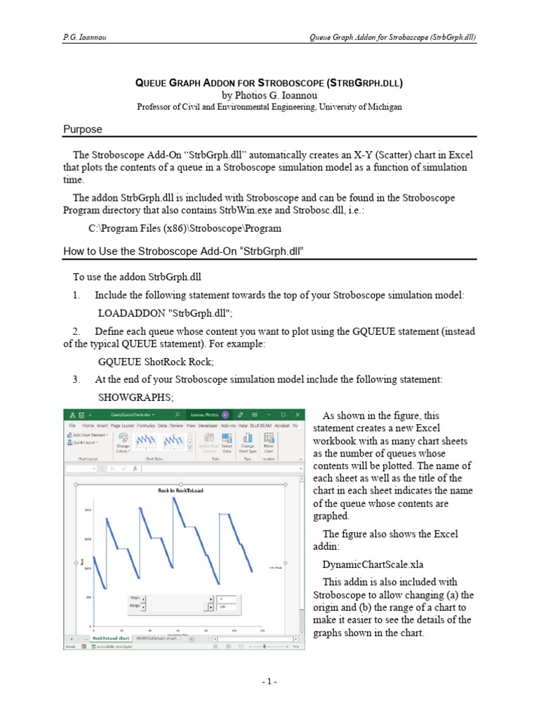 Queue Charts in Excel-Stroboscope Addon (STRBGRPH - DLL) | PDF ...