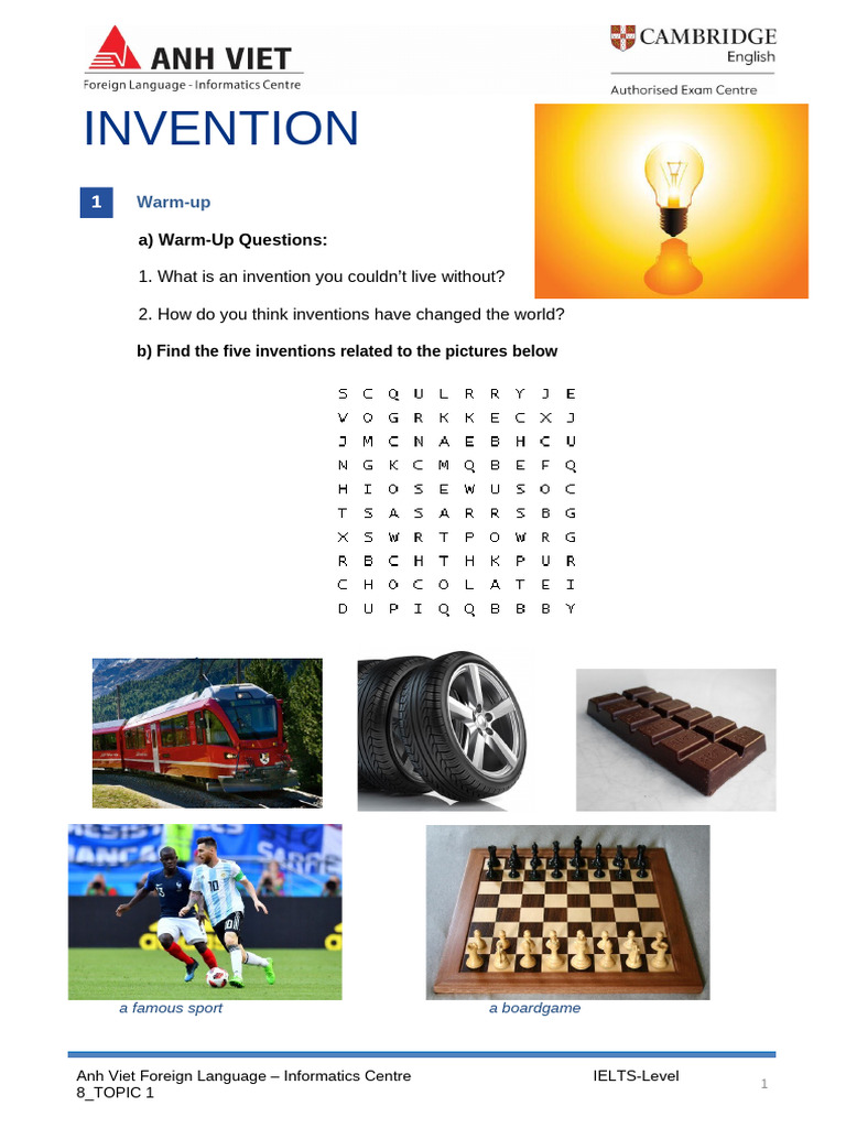 Inventions: Impact and Discussion Activities | PDF | Linguistics ...