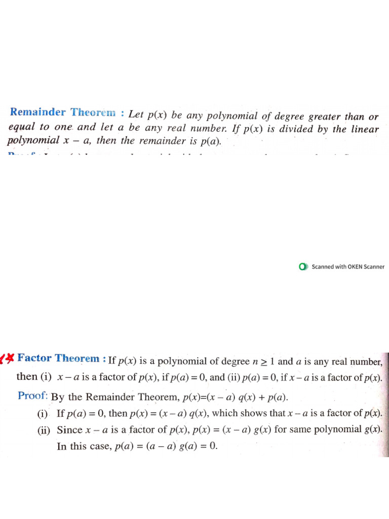 Theorems | PDF