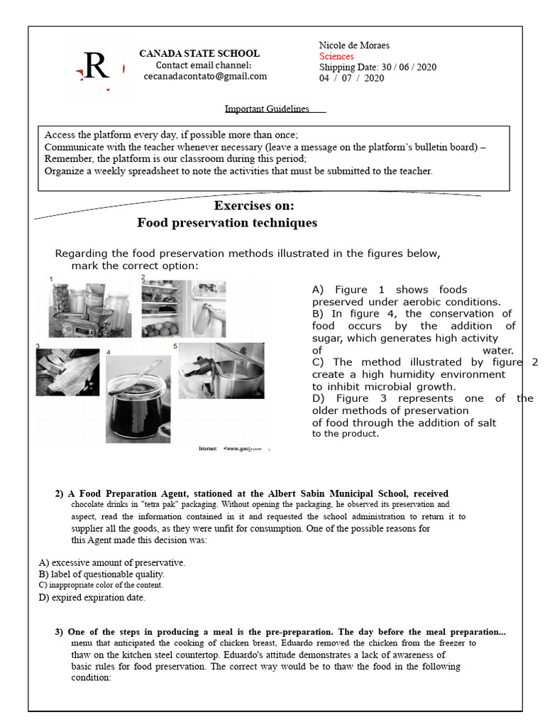 Food Preservation Techniques Guide | PDF | Food Preservation | Foods
