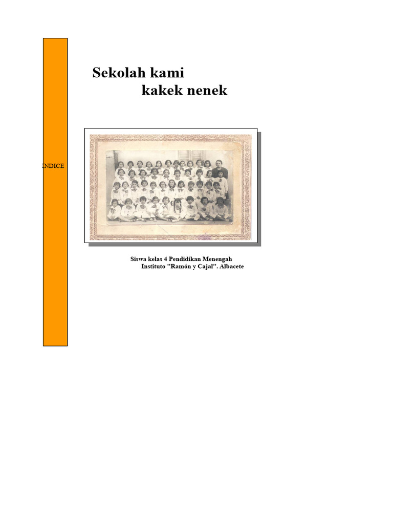 Sekolah Kakek Nenek Kami | PDF