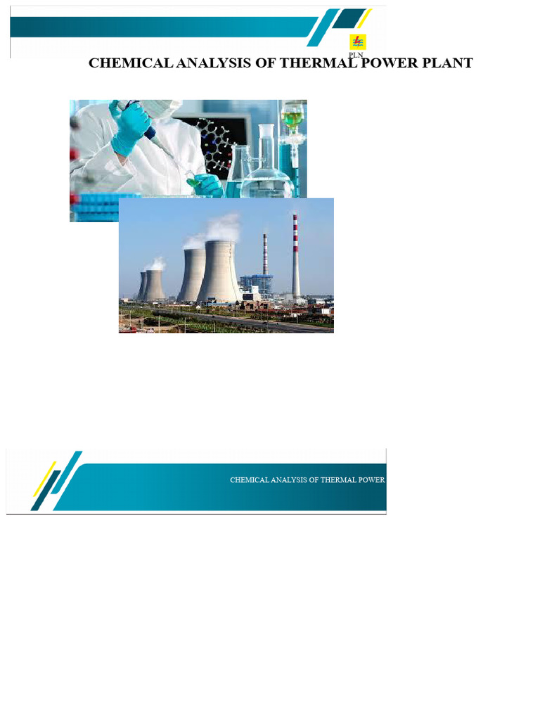 Chemical Analysis of Power Plant Chemical Analysis of Power Plant 1 ...