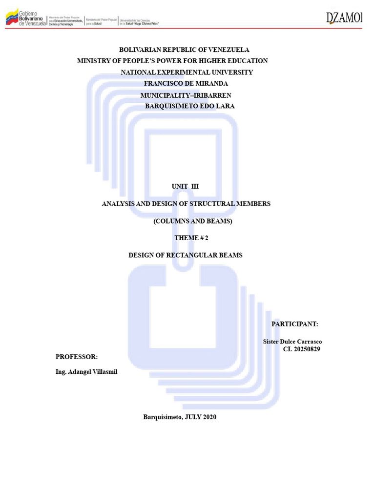 Design Methods for Rectangular Beams | PDF | Beam (Structure) | Bending