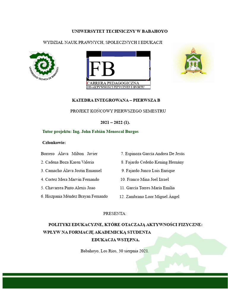 Bryan PIS 2 UTB-1 | PDF