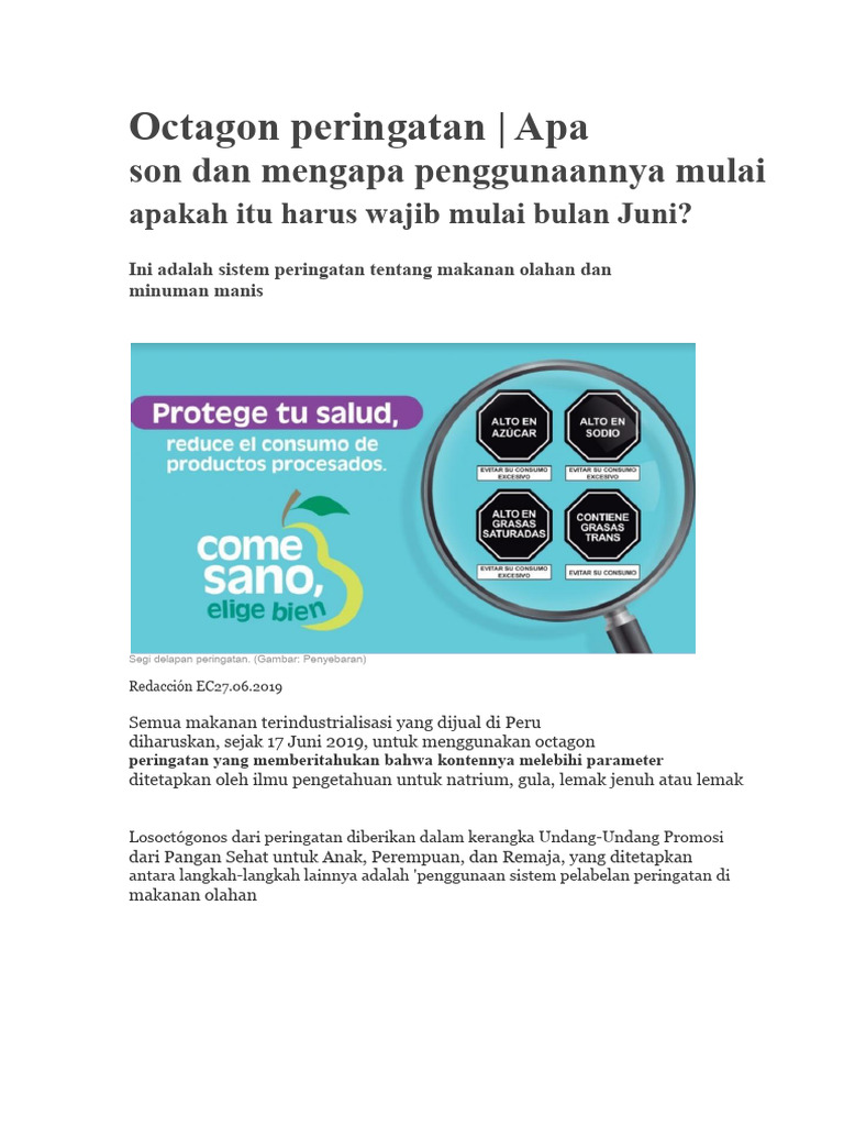 Segi Delapan Peringatan | PDF