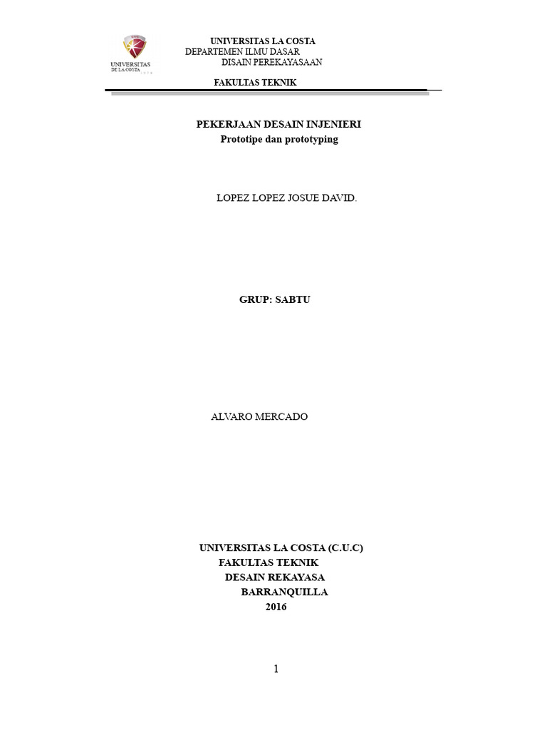 Pekerjaan Prototipe Dan Prototiping | PDF
