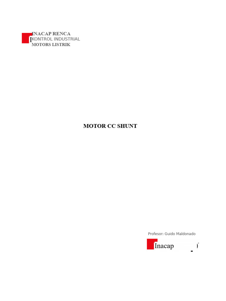 Motor Shunt | PDF