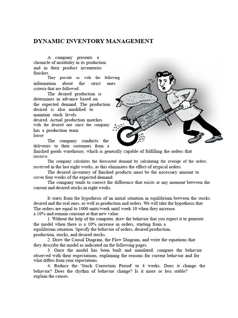 Exercise 2 Dynamic Inventories | PDF | Inventory | Economic Equilibrium