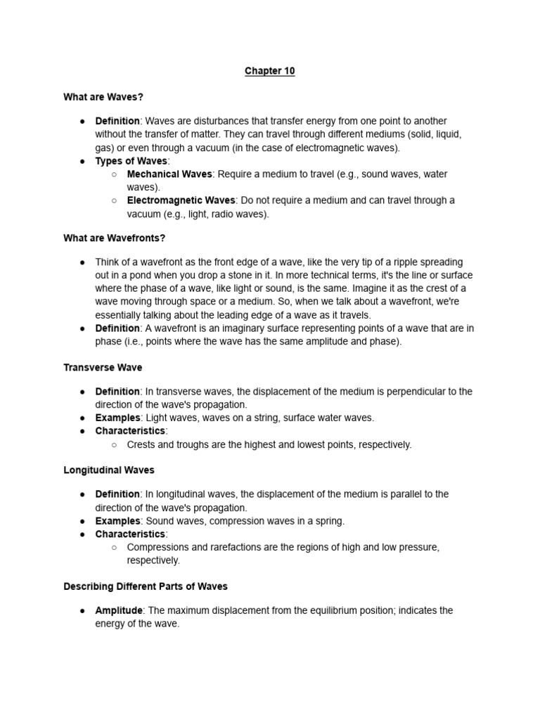 Prodhan Prodigy Edexcel Physics O Level Chapter 10 To 13 Notes | PDF ...
