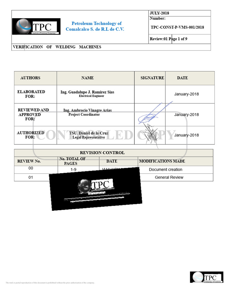 Welding Machine Verification Guide | PDF | Electric Current | Welding