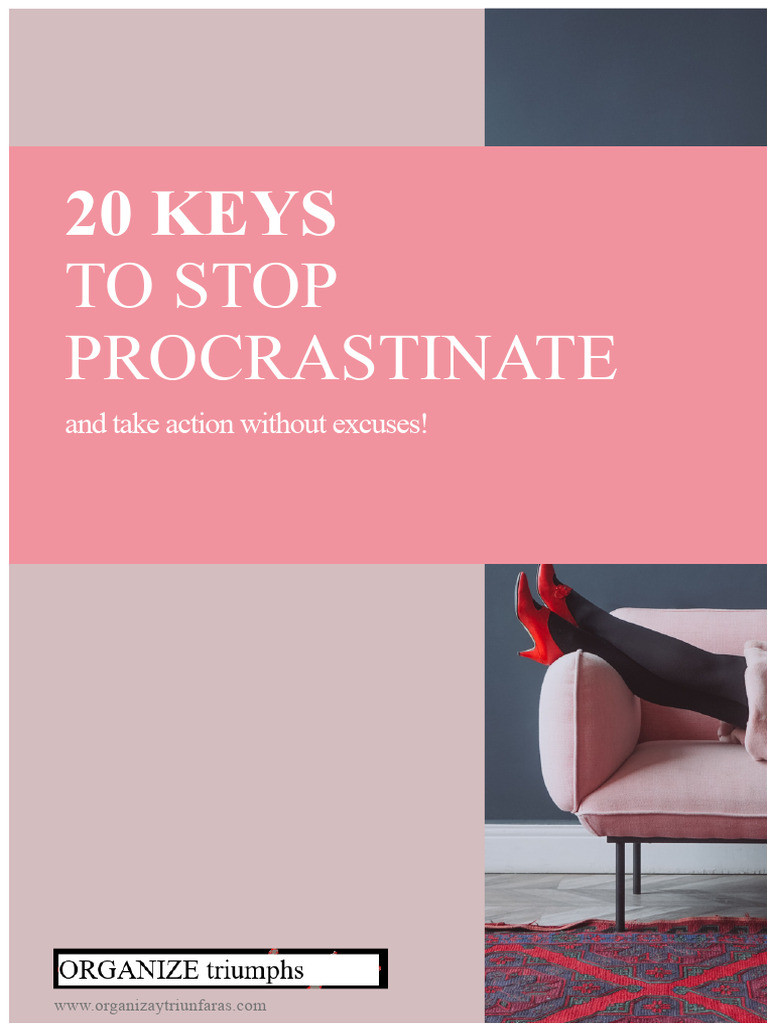 EBOOK 20 Keys To Stop Procrastinating | PDF | Professional Skills ...