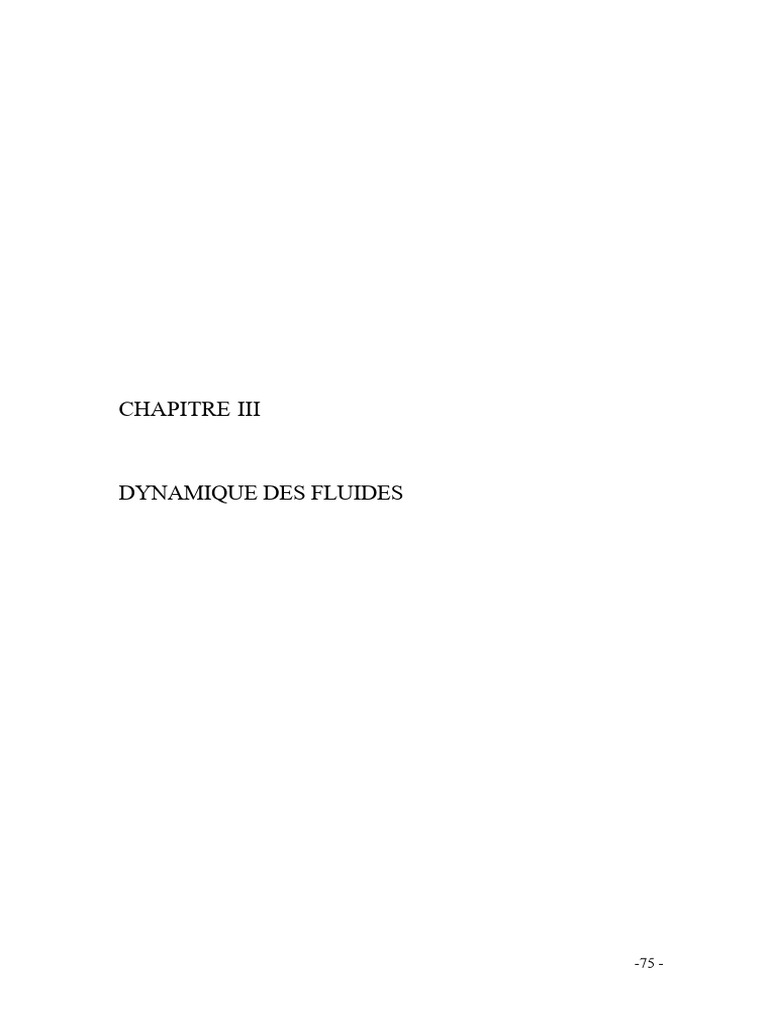 Dynamique des fluides : flux et continuité | PDF | Flux (mathématiques ...