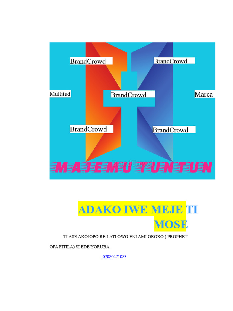 Iwe Meje Ti Mose PDF | PDF | Oración | Salmos