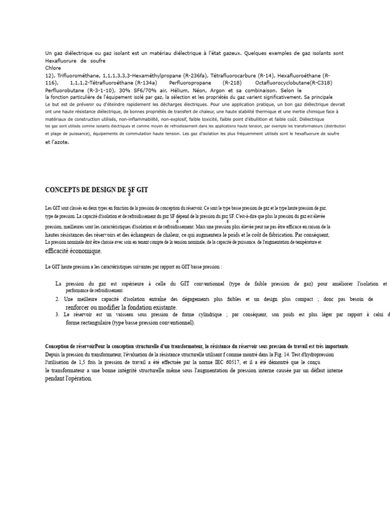 Risques du gaz SF6 dans l'isolation | PDF | Transformateur électrique ...